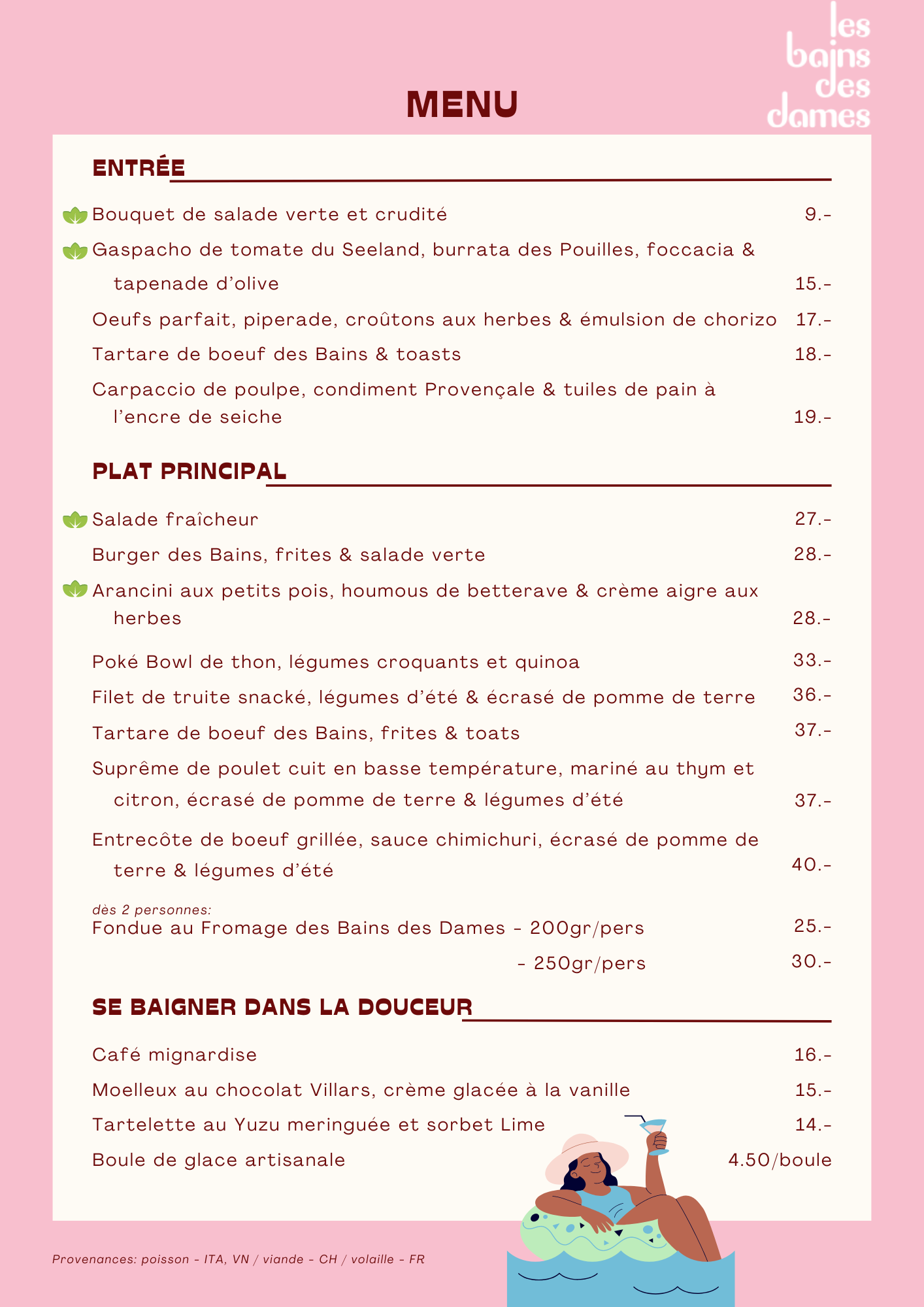 Menus